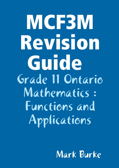 MCF3M Revision Guide