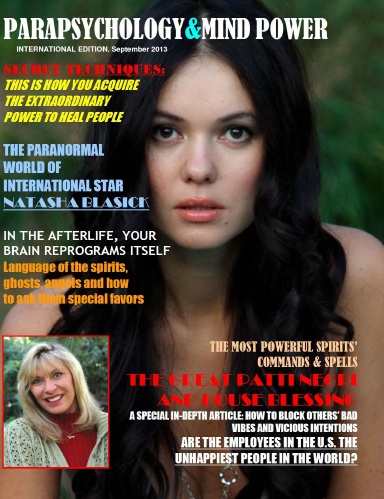 PARAPSYCHOLOGY & MIND POWER MAGAZINE. September 2013. DELUXE INTERNATIONAL EDITION.