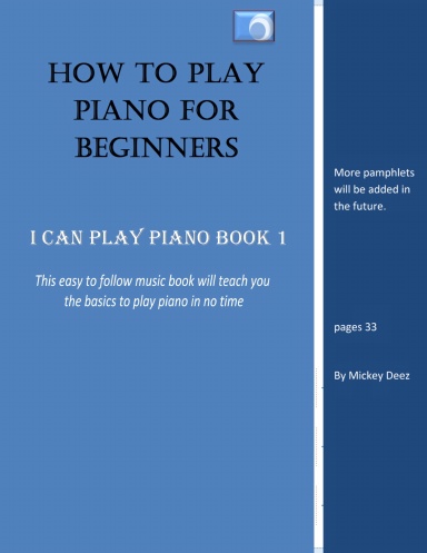 I Can Play Piano Book 1