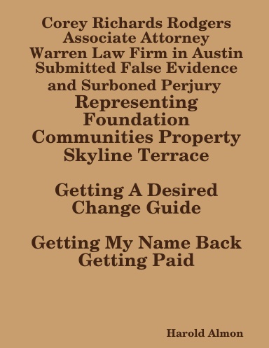 Cory Richards Rogers Associate Attorney Warren Law Firm Austin TX ...
