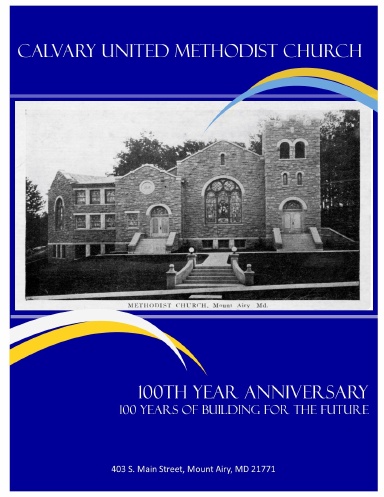 Calvary United Methodist Church 100th Anniversary