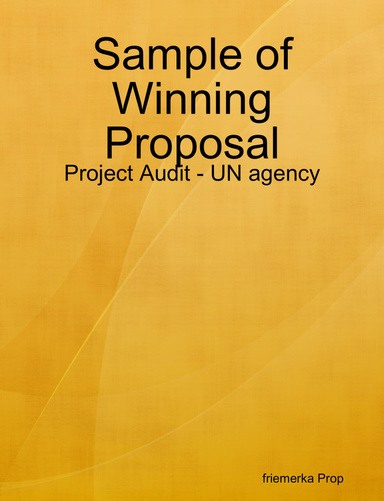 Sample - Winning Proposal - Project Audit