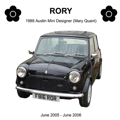 RORY. 1989 Austin Mini Designer (Mary Quant)