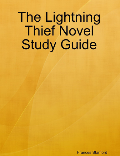 The Lightning Thief Novel Study Guide
