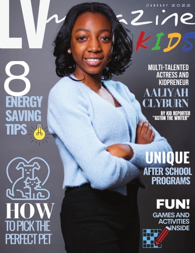 LV Magazine Kids January 2022 -Aaliyah Clyburn
