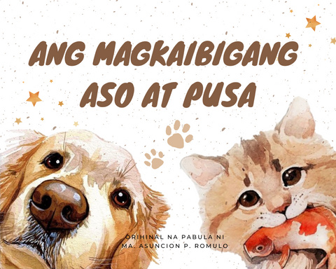 Ang Magkaibigang Aso at Pusa