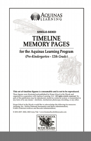 Timeline Memory Pages: Single-Sided Cards