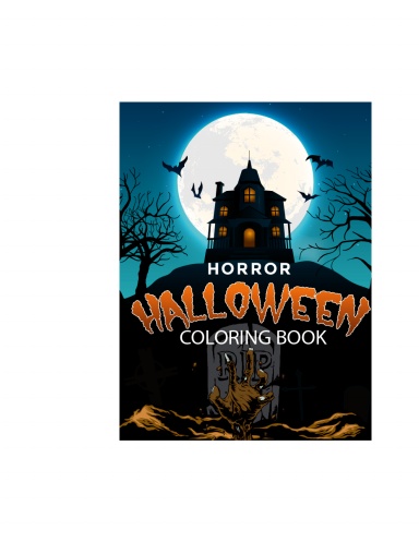 Adult Coloring Book: Giant Super Jumbo Halloween Coloring Book Features ...