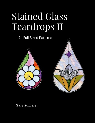 Stained Glass Teardrops Pattern Book II