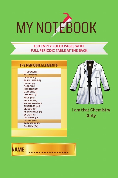 Notebook: Featuring a Complete IUPAC Periodic Table and Key Element ...