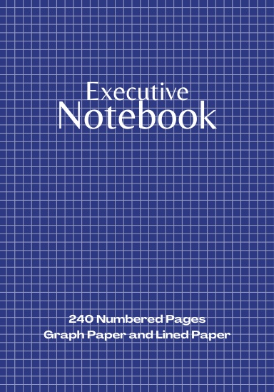 Coil Bound Executive Graph Paper Notebook with 240 Numbered Pages