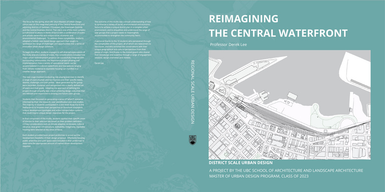 REIMAGINING THE CENTRAL WATERFRONT