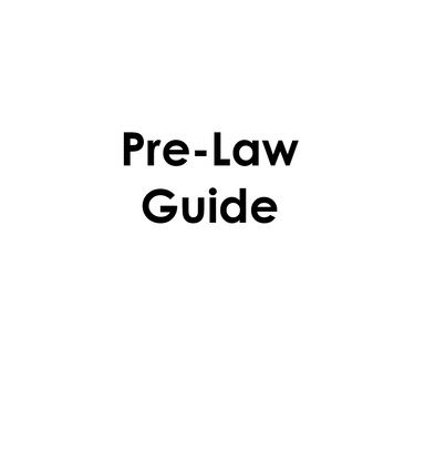 Pre-law guide