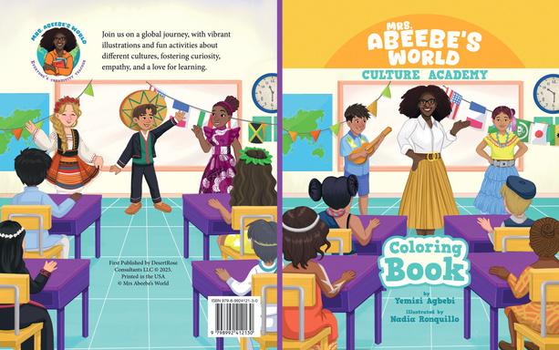 MRS.ABEEBE'S WORLD CULTURE ACADEMY - COLORING BOOK by Yemisi Agbebi