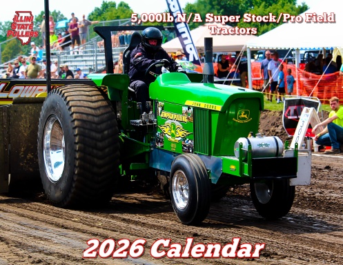 ISP 5,000lb N/A Super Stock/Pro Field Tractors 2026 Calendar