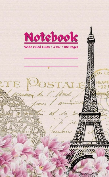 Travel & Adventure Small Pocket Notebook / Wide ruled lines / 4" x 6 ...