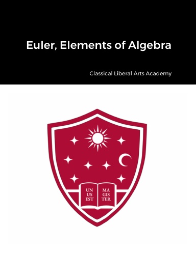 Euler, Elements of Algebra