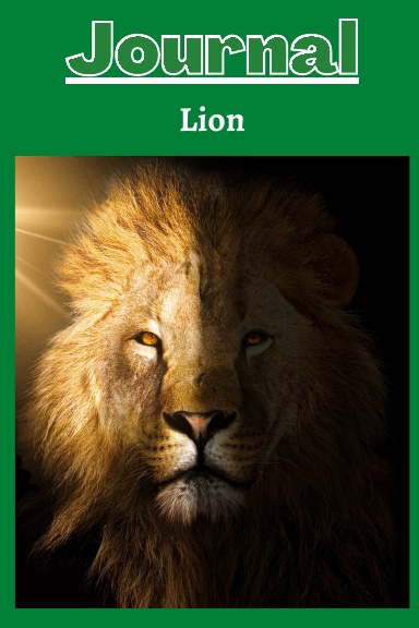 lion journal series 2 with a green background