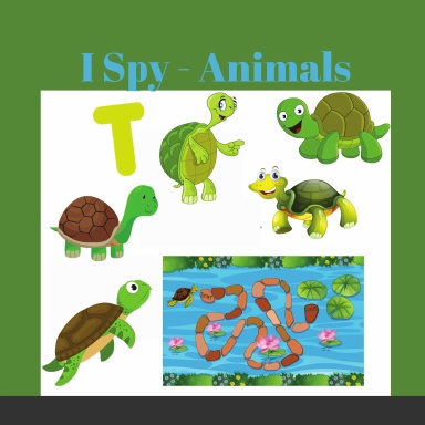 I Spy - Animals!: A Fun Guessing Game for 2-4 Year Olds Color Interior ...