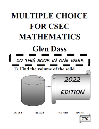 MULTIPLE CHOICE FOR CSEC MATHEMATICS