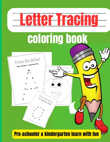 letter tracing book for pre-schoolers and kindergarten kids