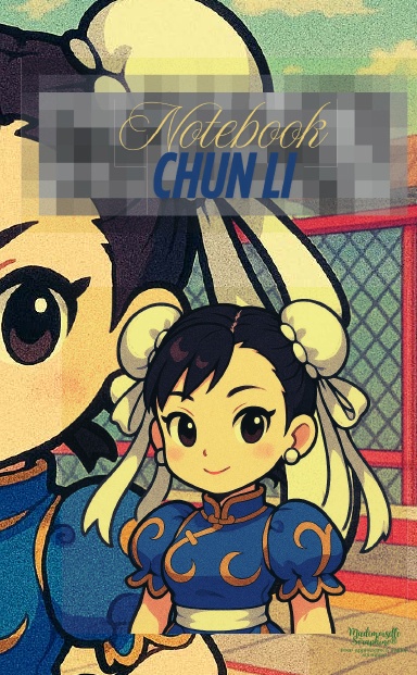 carnet chibi CHUN LI - street fighter