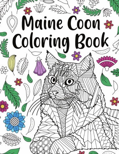 Maine Coon Coloring Book