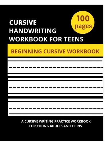 cursive letter tracing book