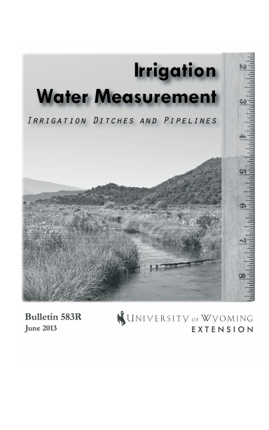 Irrigation Water Measurement
