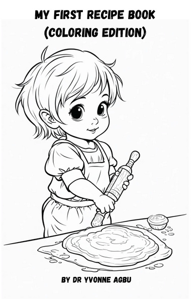 My First Recipe Book (Coloring Edition): Printable