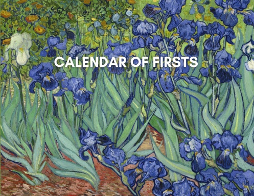Calendar of Firsts paperback- Iris Cover