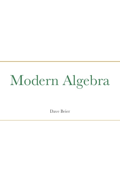 Modern Algebra