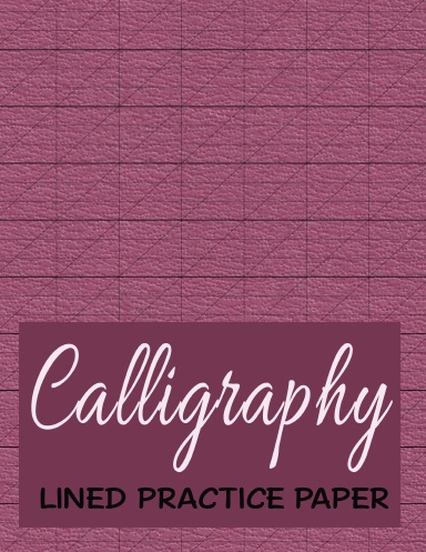 Calligraphy Lined Practice Paper