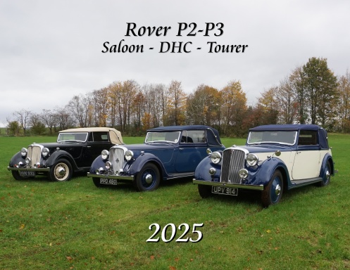 Rover P2-P3 Saloon - Drophead Coupe - Tourer Calendar 2025