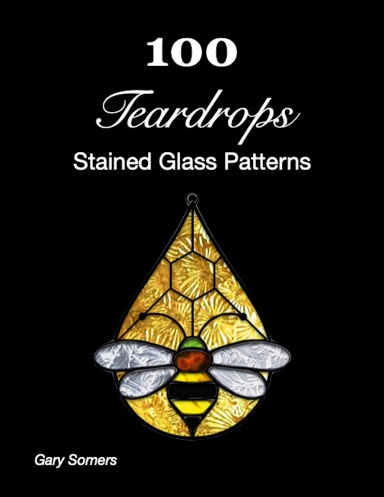 100 Stained Glass Teardrop Patterns