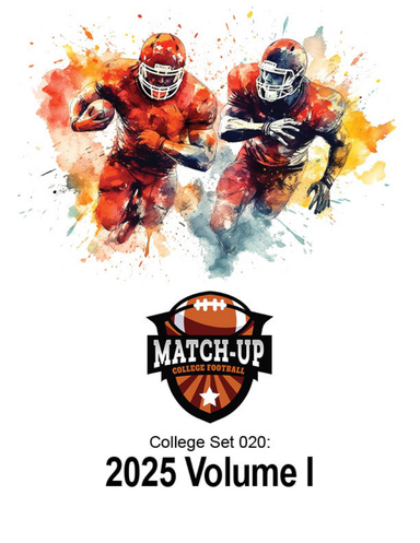 Match-Up College Football Set 020 - 2025 Volume I
