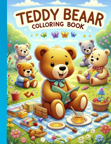 Teddy bear coloring books