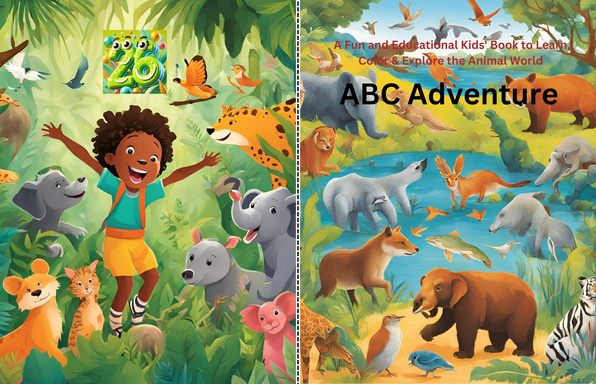 ABC Adventure: A Fun and Educational Kids' Book to learn, Color and ...
