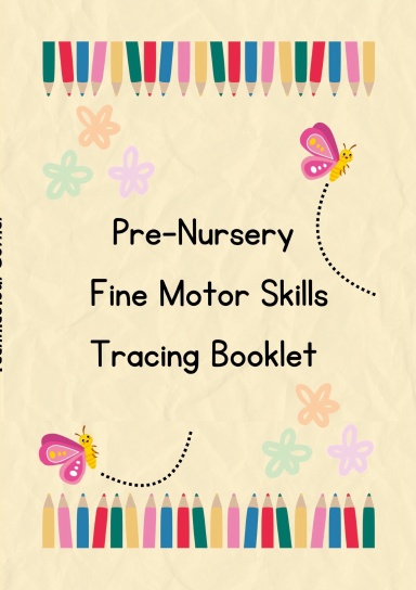 Fine Motor Skills Tracing For Pre-Schoolers