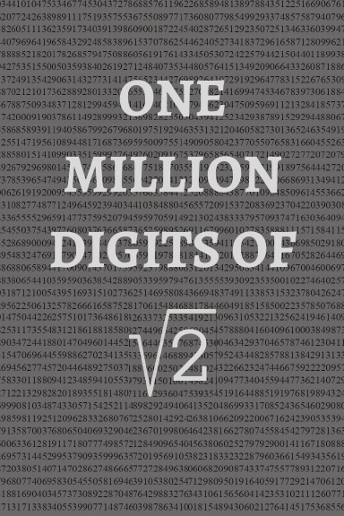 One Million Digits of the Square Root of 2