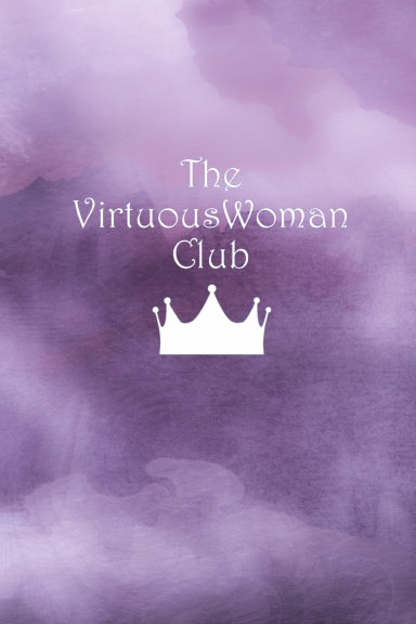 Virtuous Woman Club COILBOUND Notebook - Purple Texture Wash with White ...