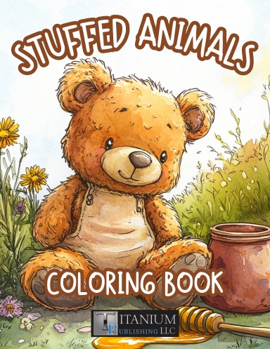 Stuffed Animals Coloring Book
