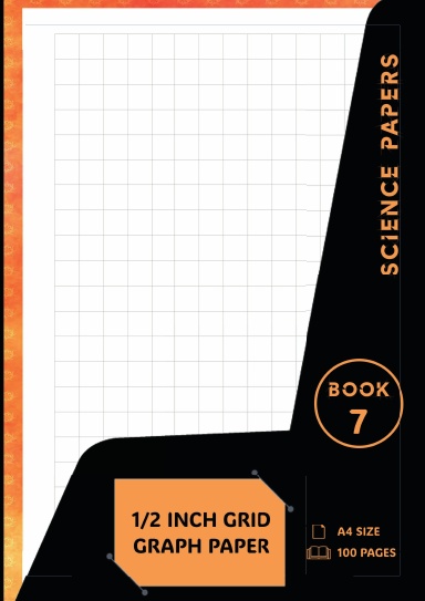 Science Papers - A4 1/2 Inch Grid Graph Paper