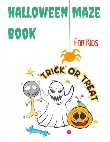 Halloween Maze Book For Kids