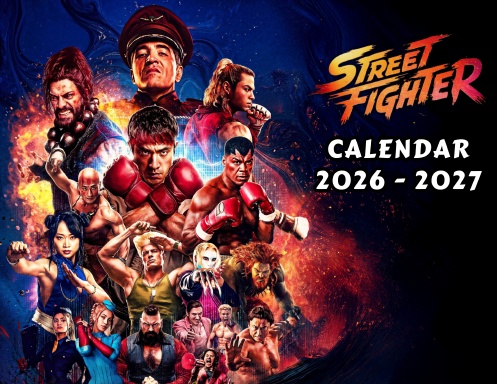 Street Fighter Calendar 2026 - 2027