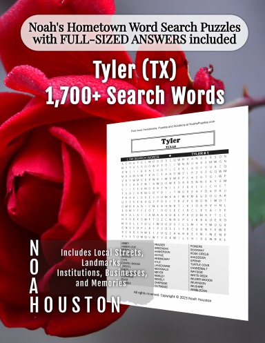 Noah’s Hometown Word Search Puzzles with FULL-SIZED ANSWERS included ...