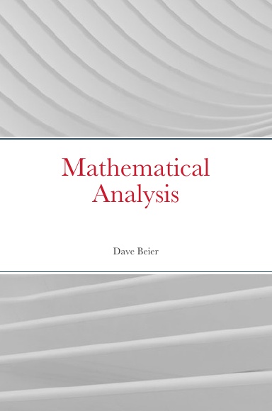 Mathematical Analysis Mathematical Analysis