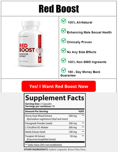 Red Boost Reviews - Does Red Boost Really Work