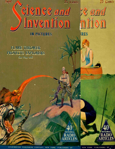 Science and Invention Magazines 1924 Vol 12 issues 5 and 6, Vintage ...