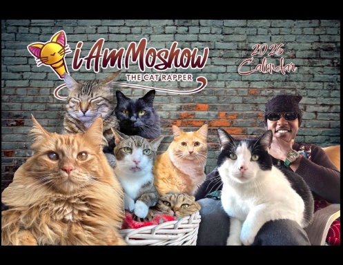 iAmMoshow The Cat Rapper 2026 Calendar